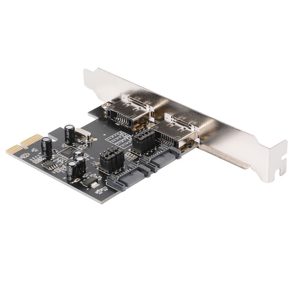 axGear PCI-e PCI Express Controller Card IDE SATA eSATA Internal External Raid Adapter - Walmart.com