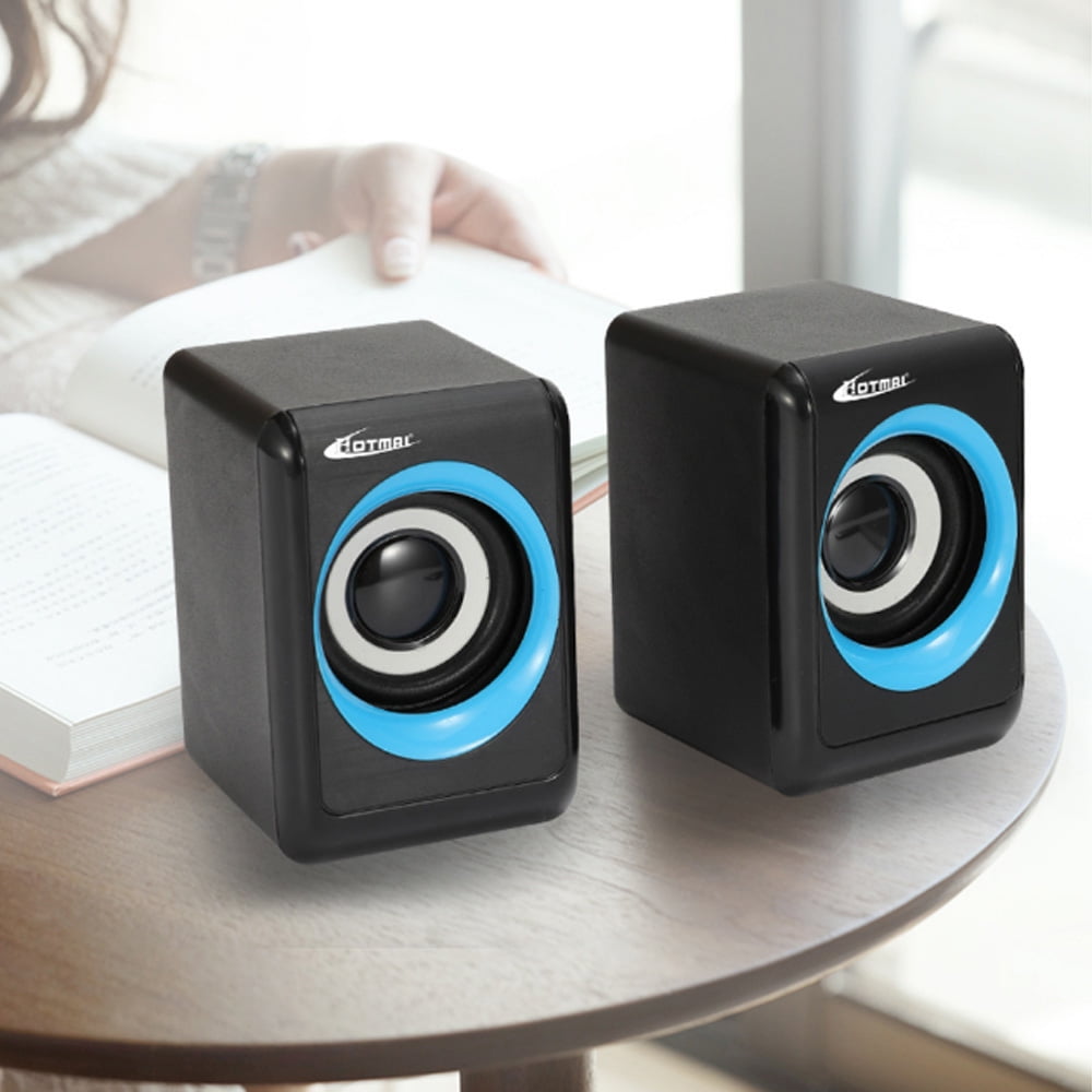 axGear Portable Speaker USB Multimedia Powered Wired Mini Surround ...
