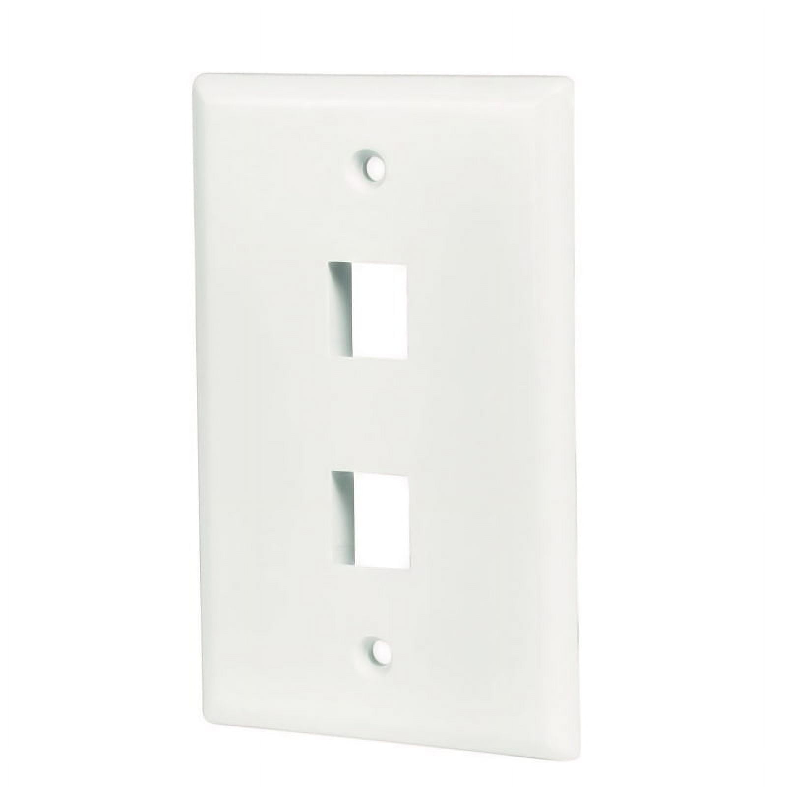 axGear RJ45 Face Plate Wall Socket Cat6 Cat5e Ethernet Single Gang 2 ...