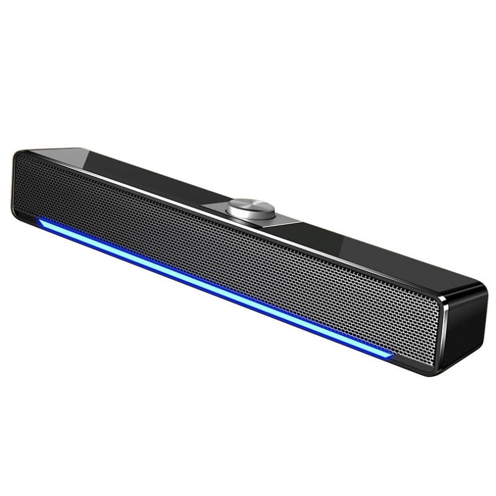 axGear USB Powered 3D Stereo Soundbar Speakers for Computer, Desktop ...