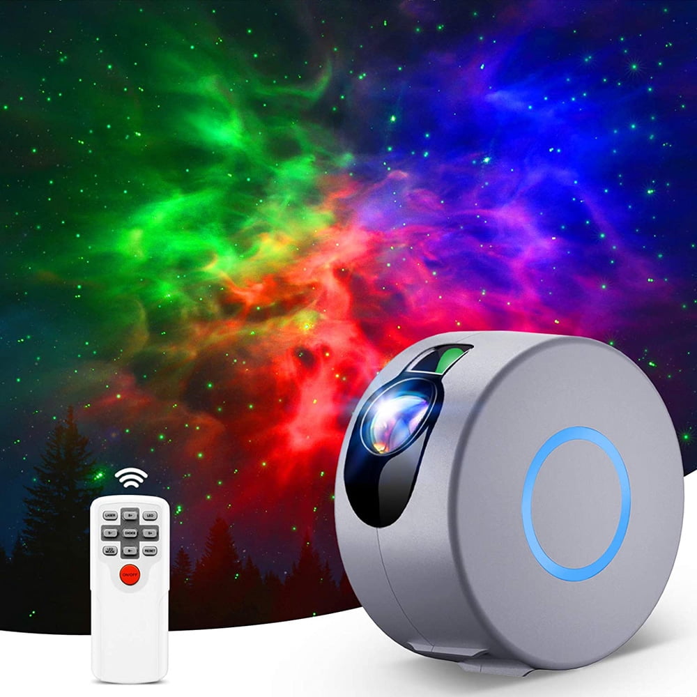 axGear Star Night Light Projector with Remote Control LED Nebula Galaxy ...