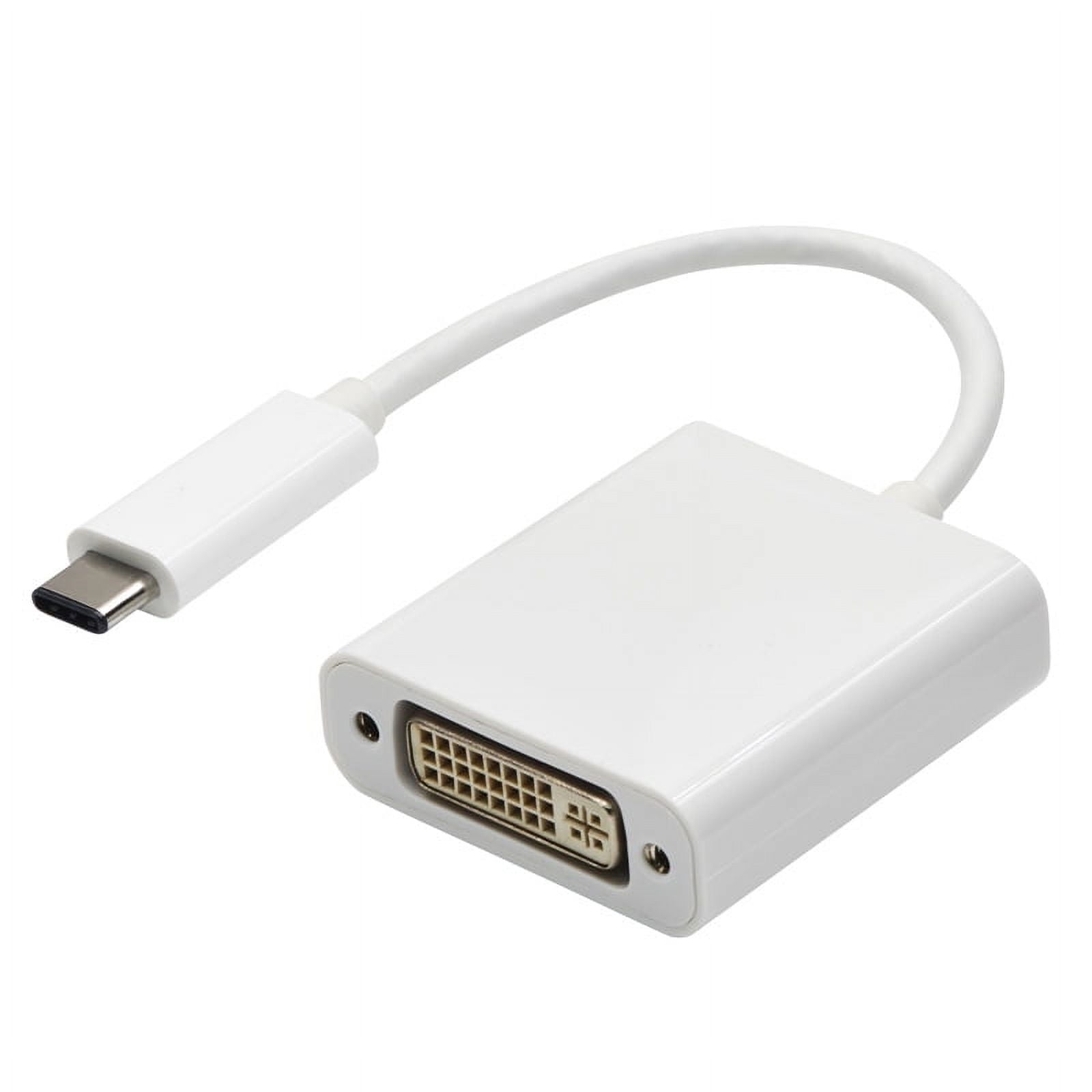 axGear USB-C USB 3.1 Type-C to DVI Video Converter 4K HDTV Adapter ...