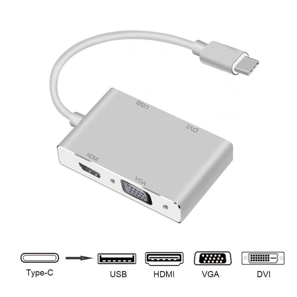 axGear USB-C to HDMI / DVI / VGA External Graphics Video Card Adapter ...