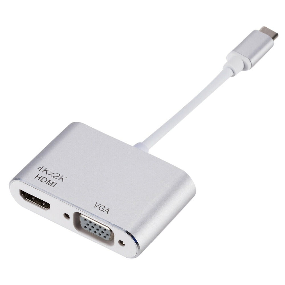 axGear USB-C to HDMI / VGA Converter Adapter 4K Screen Mirror Extend ...