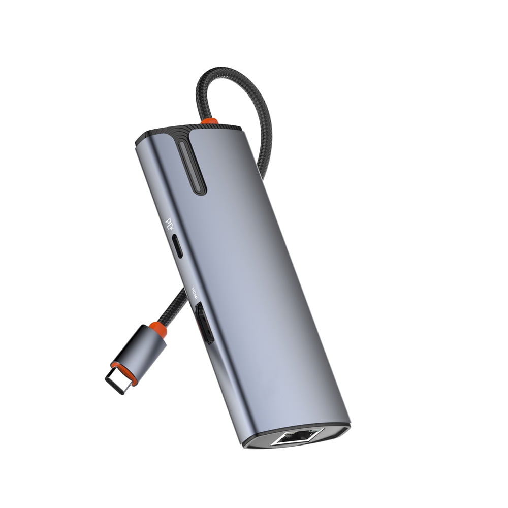 axGear USB Type C HUB Converter Giga Lan HDMI 4K USB 3.0 Aluminium ...