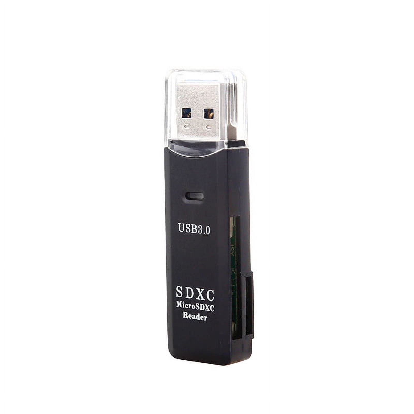 axGear USB3.0 USB 3.0 External Card Reader SDHC SD Micro SD MicroSD ...