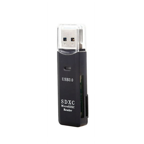 axGear USB3.0 USB 3.0 External Card Reader SDHC SD Micro SD MicroSD ...
