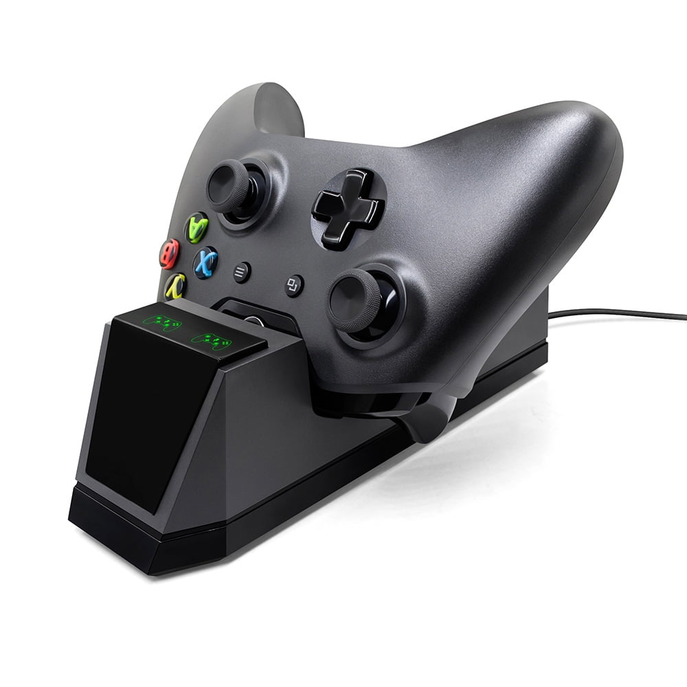 axGear Xbox One Controller Charger Dual Charging Station Compatible ...