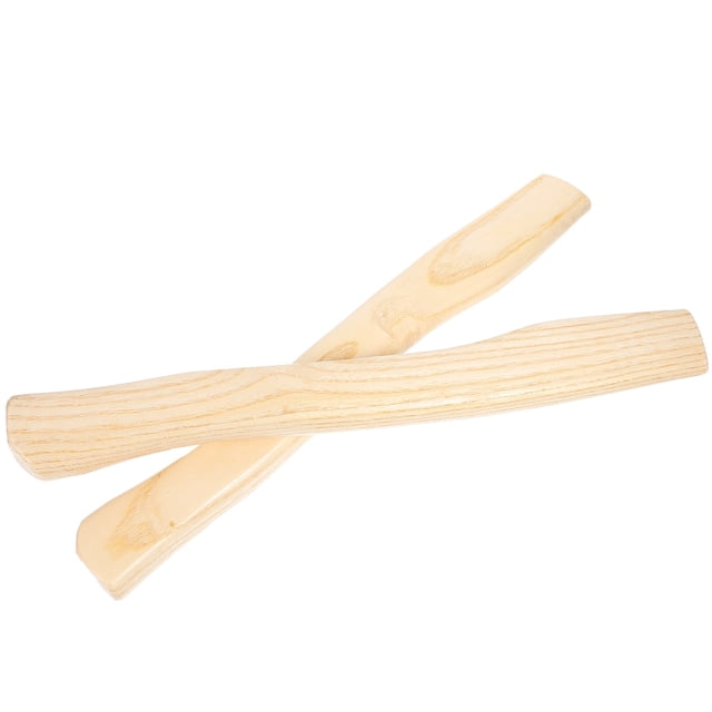 LABSERRON Handle Replacement Handles Beige Wood 2Pcs 14.96X1.38X0.59In ...