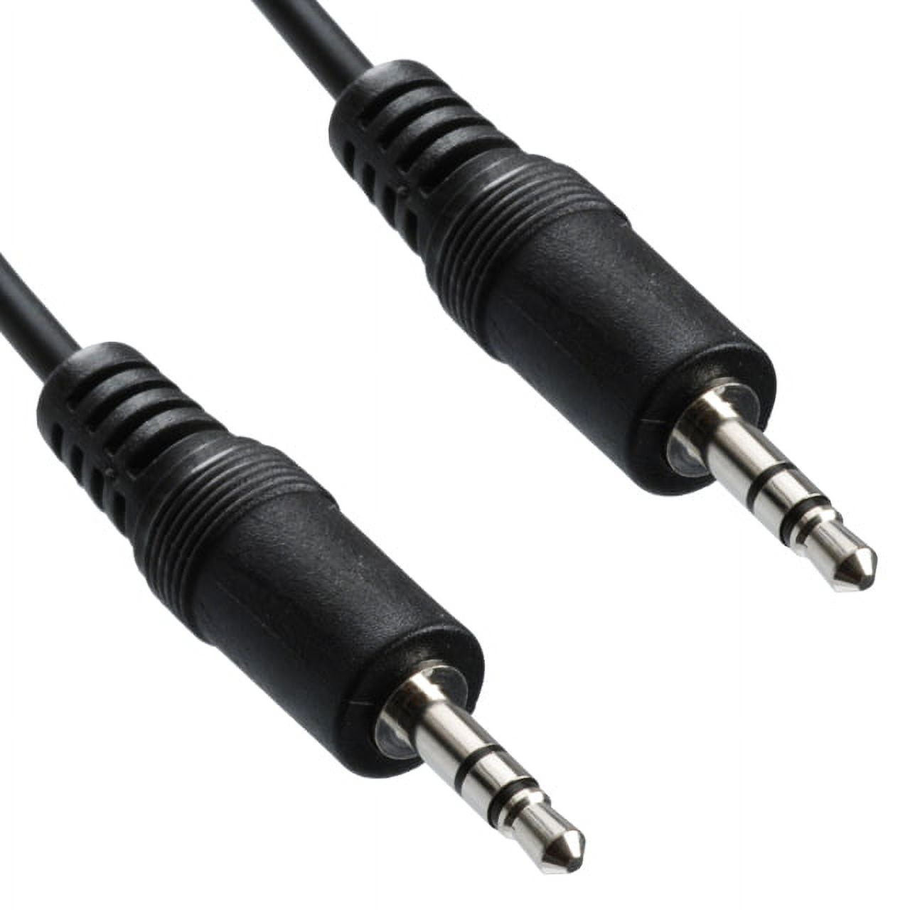 aya 75ft. (75 feet) 3.5mm auxiliary male to male stereo audio cable for ...