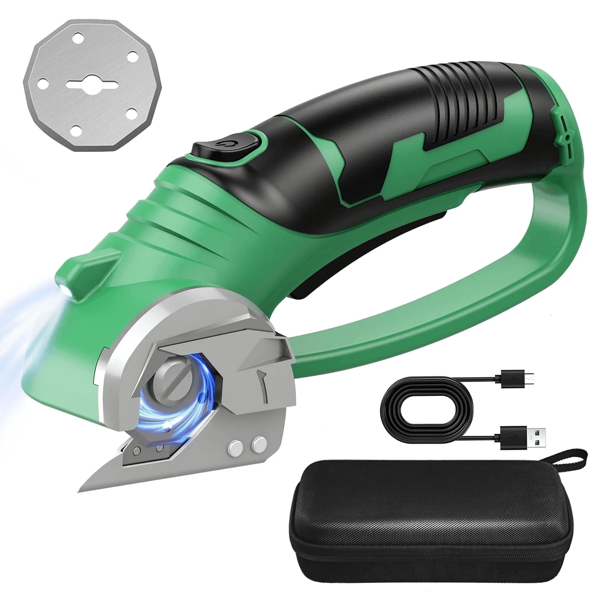 Cordless Electric Scissors, JELLAS 4V Cardboard Cutter, Box Cutter ...