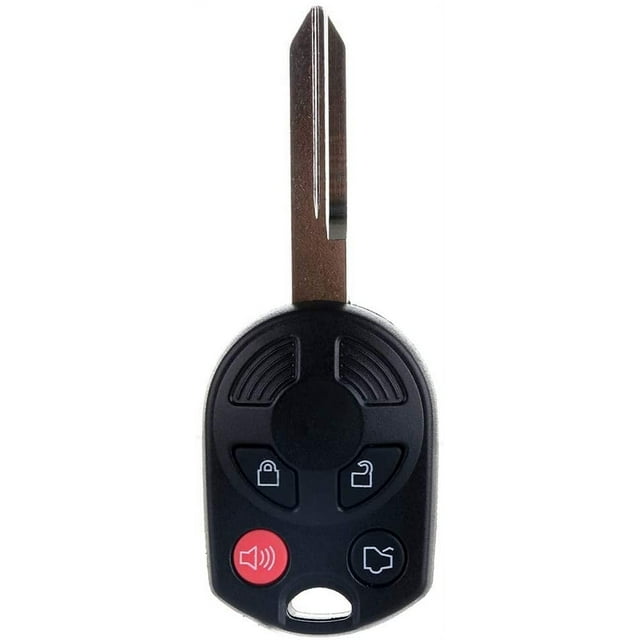 ECCPP Replacement fit for 4 Buttons Uncut Keyless Entry Remote Key Fob ...