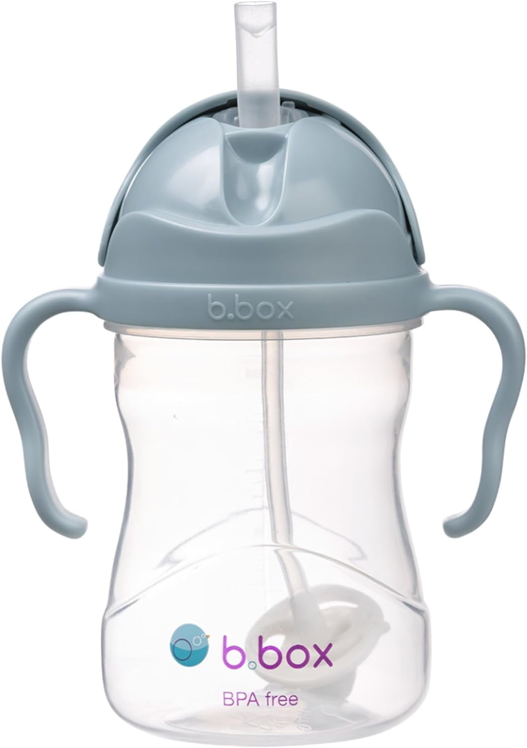 b.box Sippy Cup with Weighted Straw, Leak & Spill Proof, Easy Grip, BPA ...