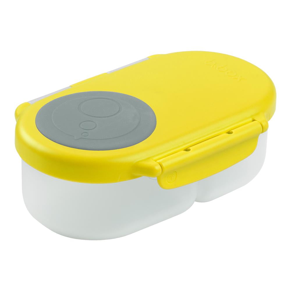 b.box Snackbox for Kids - 2 Section Snack Container - 12 oz (Lemon ...