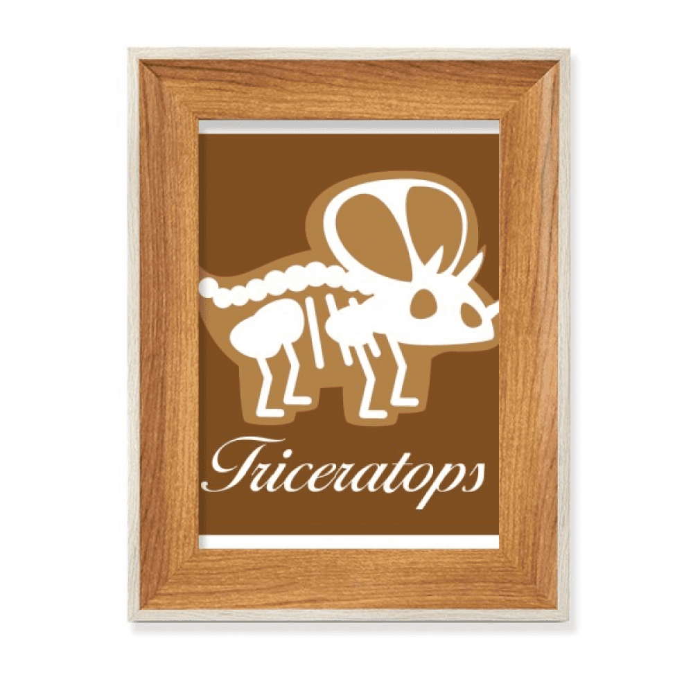 b dinosaur hornb desktop wooden photo frame display picture art ...