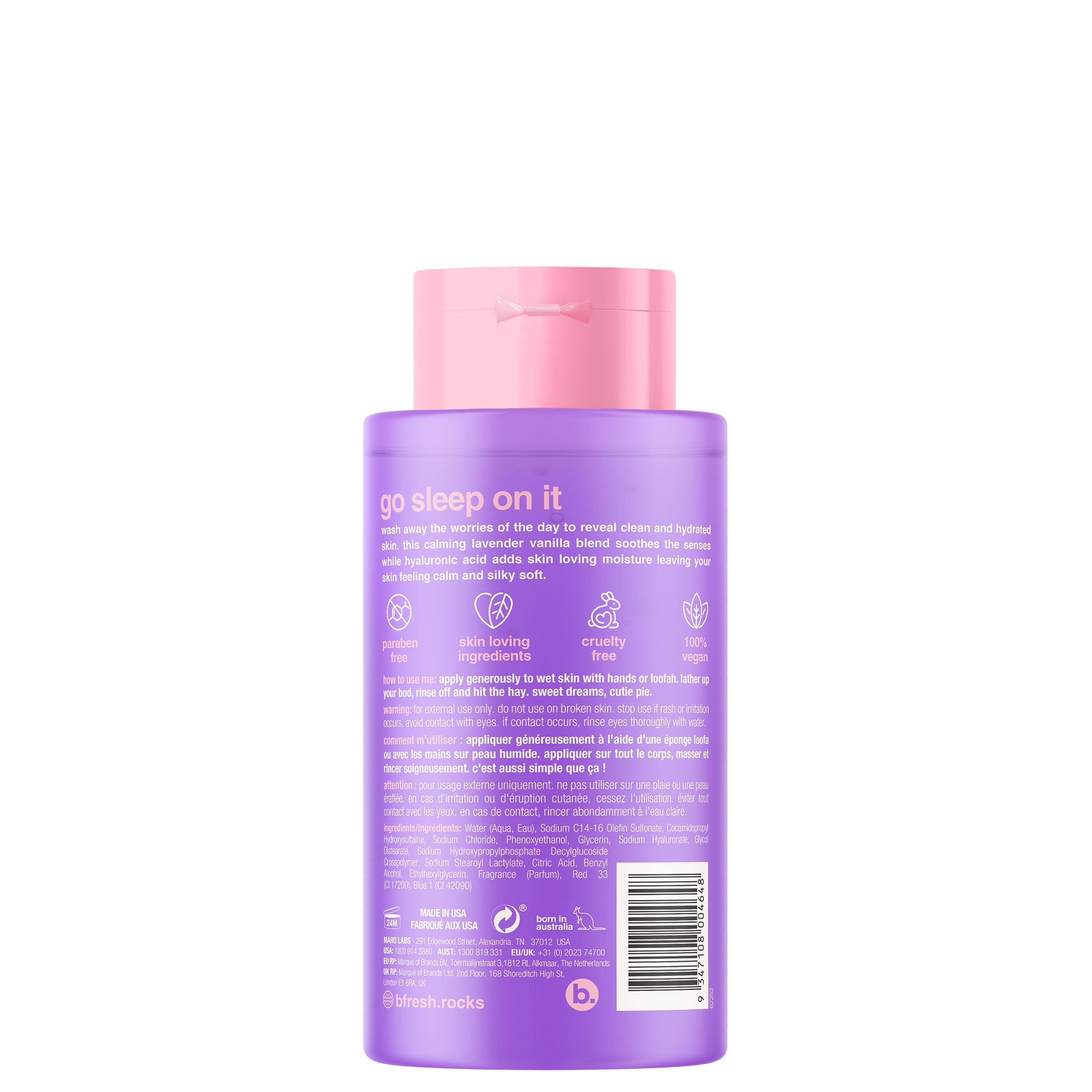 b.fresh sleep on it - calming body wash, 16 fl oz - Walmart.com