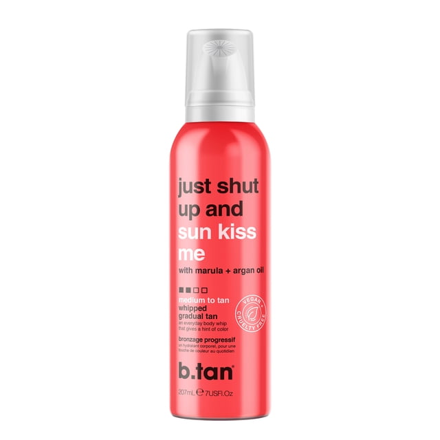 b.tan Sun Kiss Me Whipped Gradual Self-Tan Lotion with Marula + Argan ...