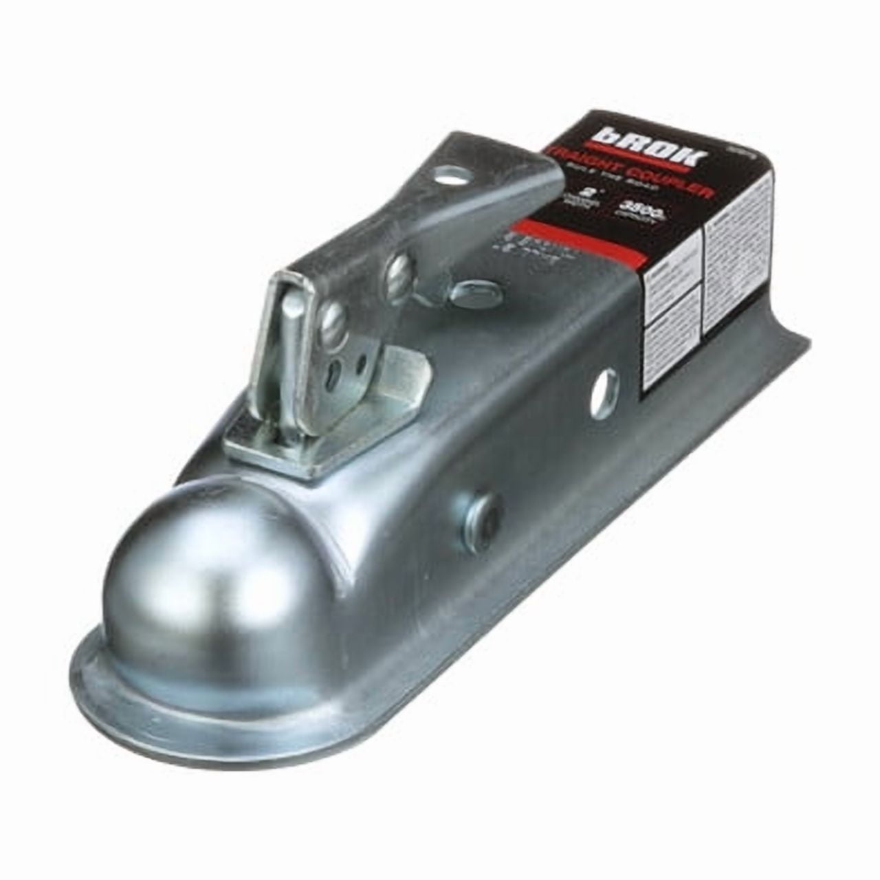 bROK Trailer Coupler Stamped 2" Hitch Ball x2" Channel - Walmart.com
