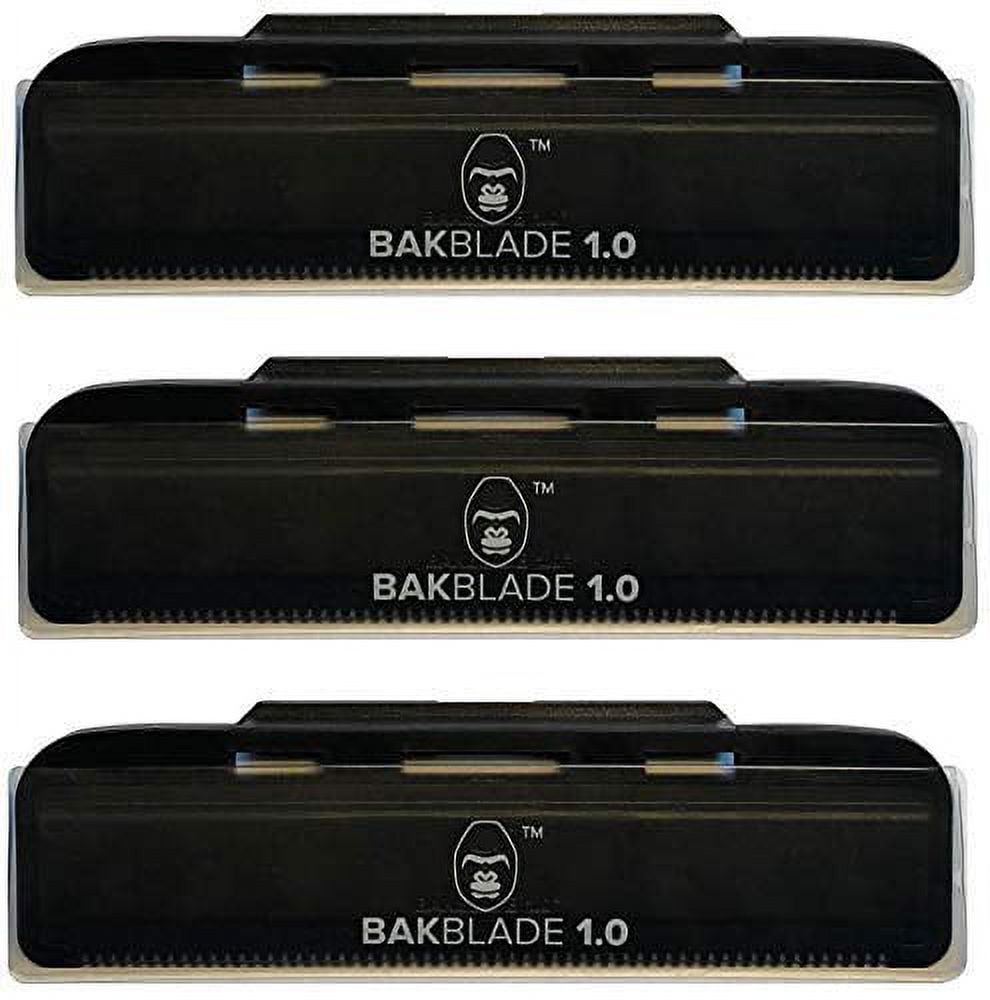 baKblade 1.0 Back Hair and Body Shaver Refill Replacement Cartridges ...