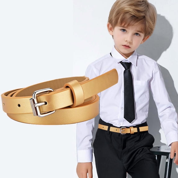 baby belt Solid Print Heart Buckle Glitter Waist Belt for Daily Dress ...