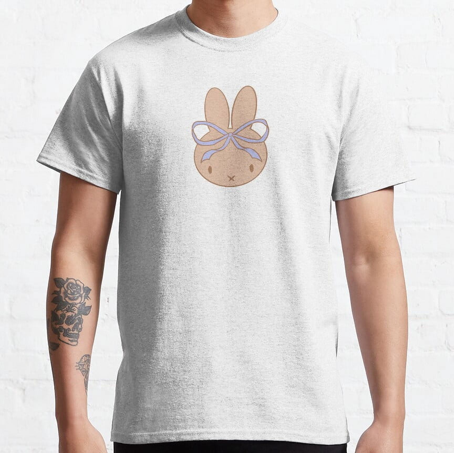 baby blue bow bunny Classic T-Shirt Vintage Birthday Gifts - Walmart.com