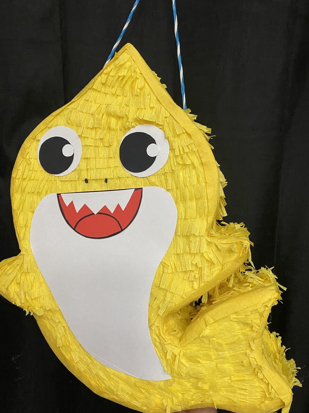 Blue Shark Birthday Shark Pinata - Ocean Themed Birthday Decor For ...