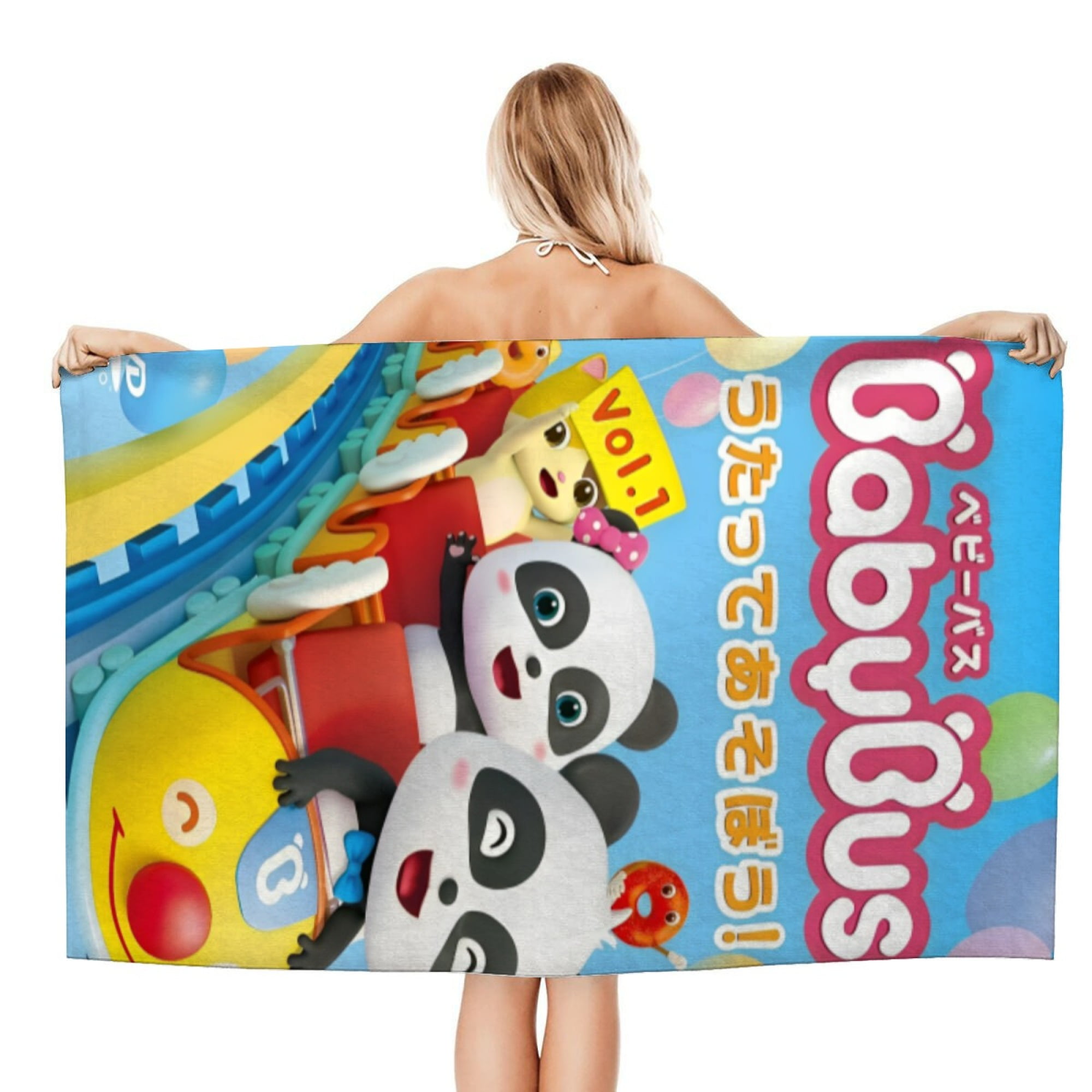 babybus Gifts Beach Towel for Women Girl Or Boy Birthday Inspired Fan ...