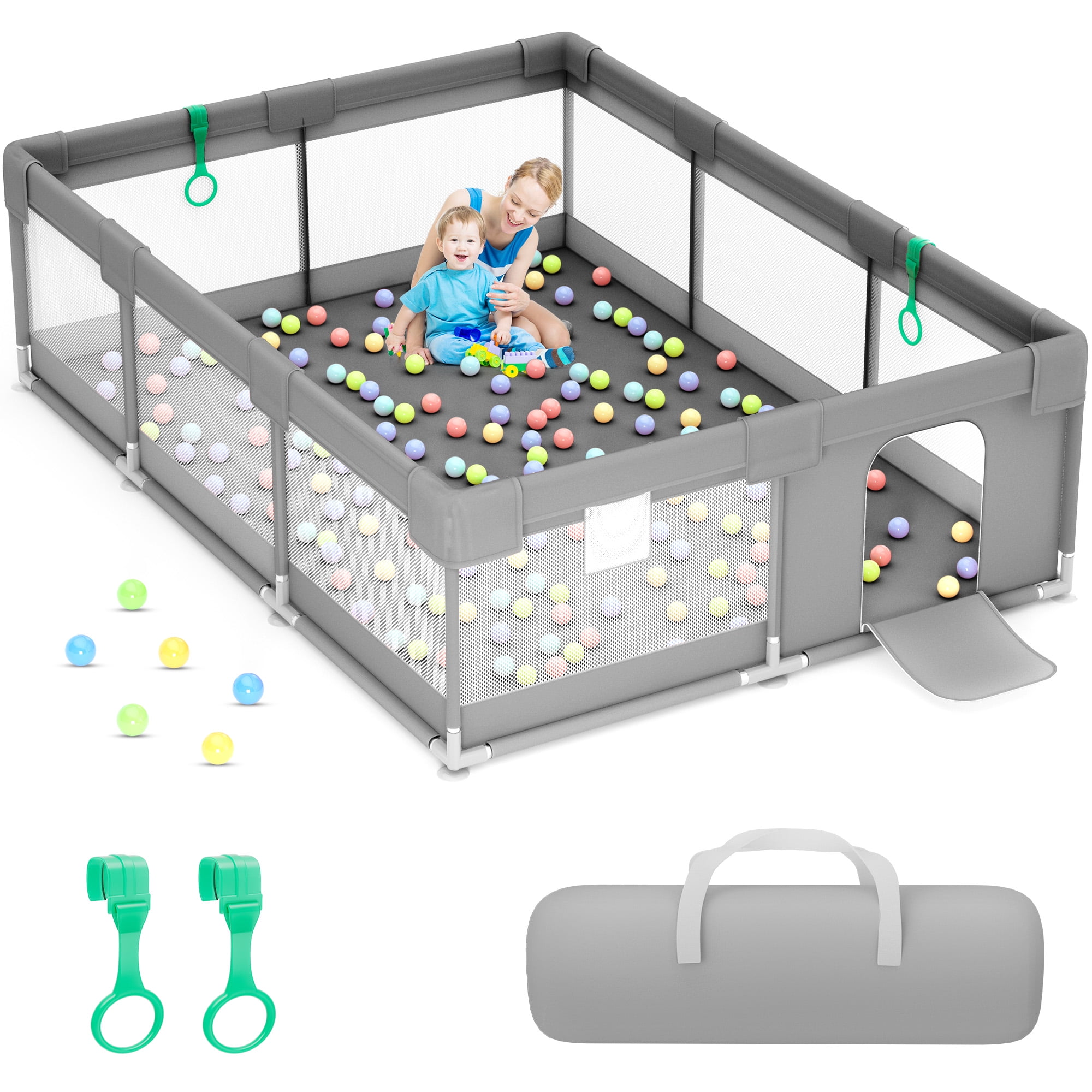 babyeap Baby Playpen,71*50 Inch Extra Large Baby Playards for Babies ...