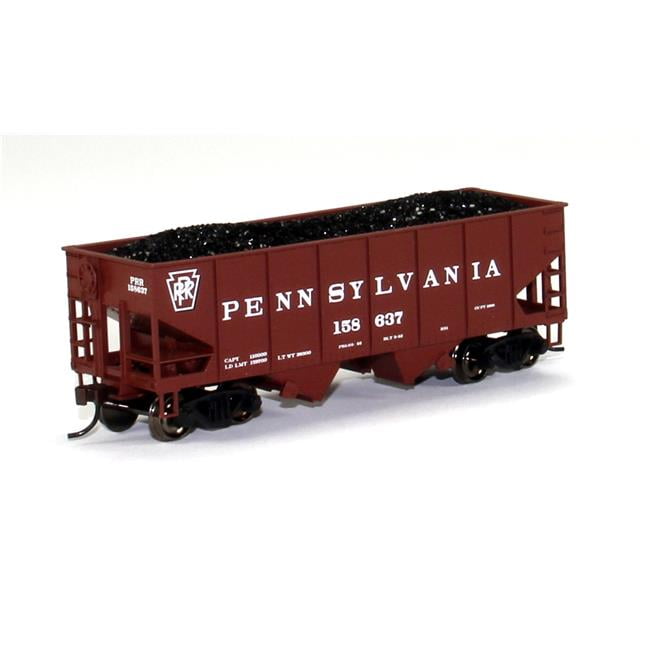 HO 55-Ton 2-Bay USRA Outside Braced Hopper w/Coal Load Pennsylvania - Walmart.com