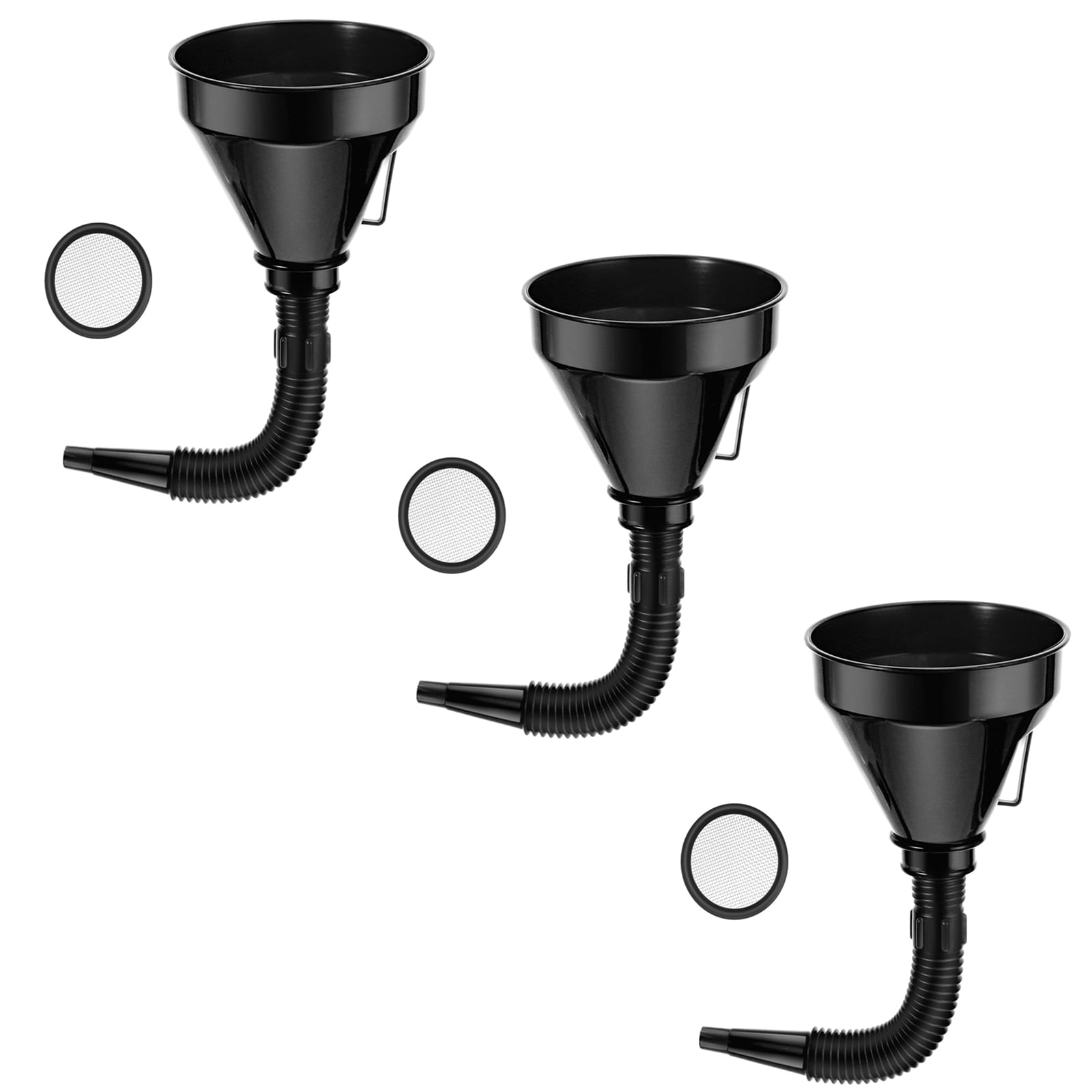 back to school deals Wide Mouth Oil Funnel with Hose Extension Flexible ...