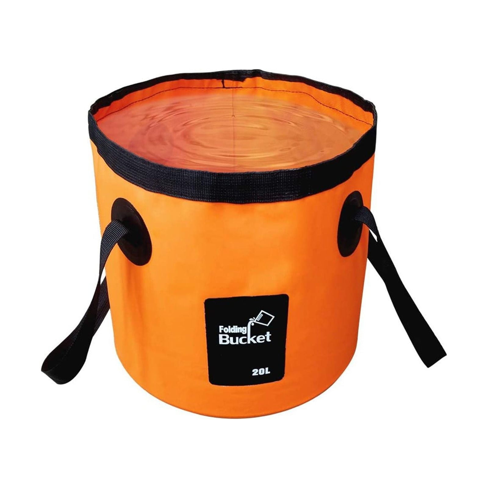 Collapsible Bucket 5 Gallon Container Folding Water Bucket Portable ...