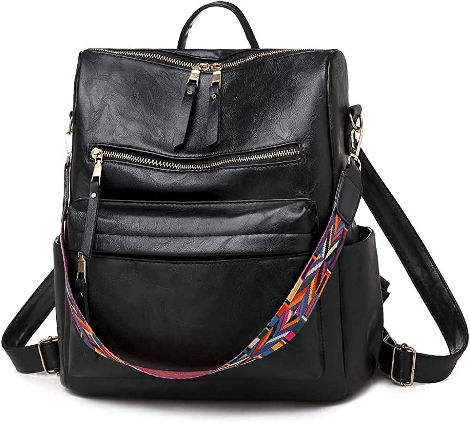 backpack purse for adult pu leathe book bags convertible travel college ...