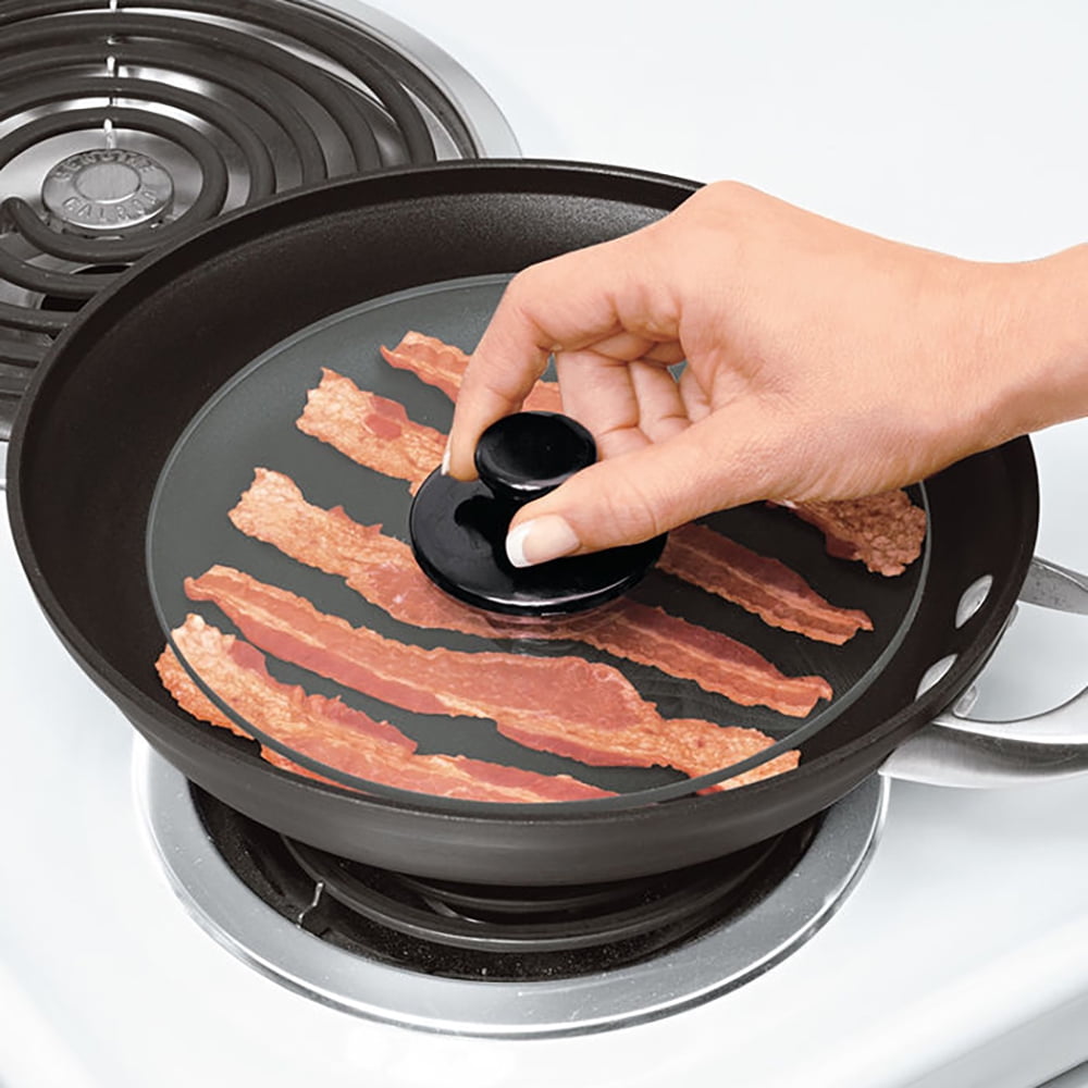 Cooking Glass Bacon Press for Even and Crispy Bacon, Dishwasher Safe ...