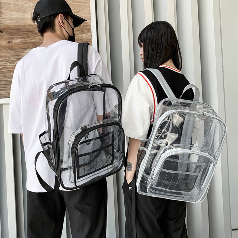 bag,Pvc 3pcs Heavy Duty Stadium Pvc Clear Stadium Mewmewcat Qisuo Clear ...