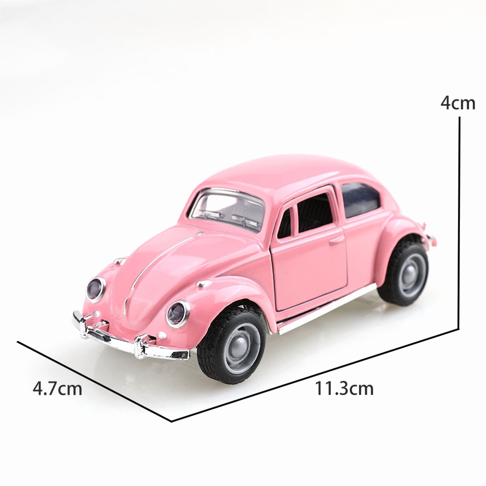 (bagged)1:38 Classical Cute Beettle, Alloy Model Car, Simulated vehicle ...