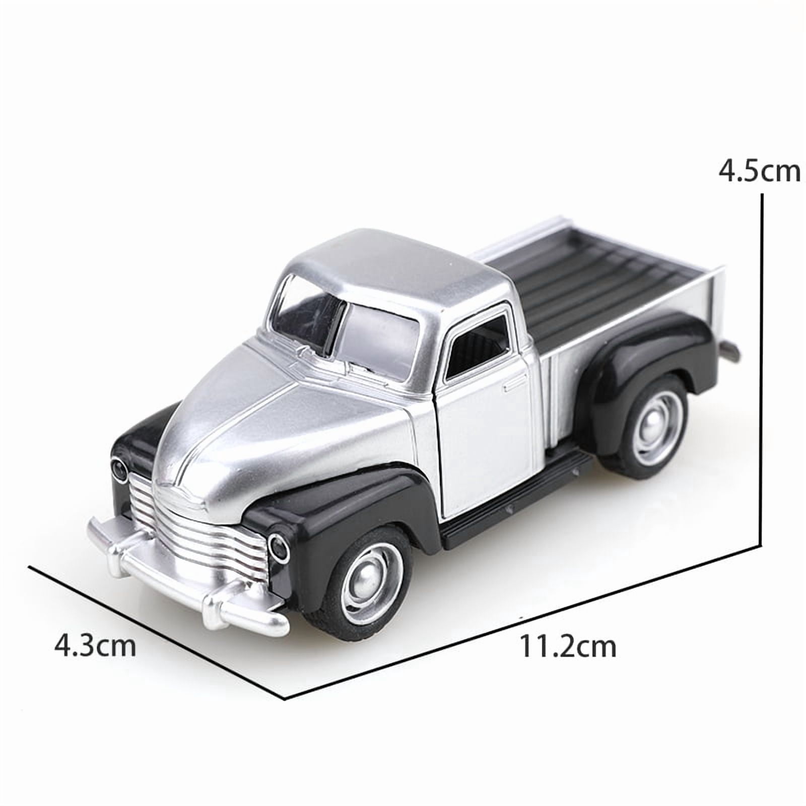 (bagged)1:38 Classical Retro Pickup, Alloy Model Car, Simulated vehicle ...