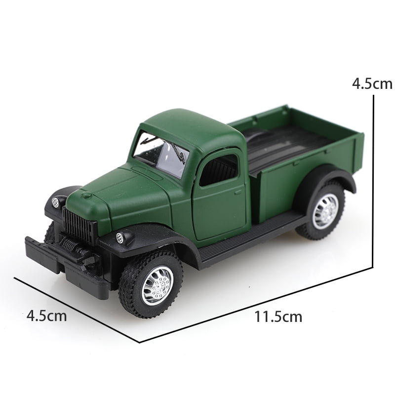 (bagged)1:38 Classical Retro Pickup, Alloy Model Car, Simulated vehicle ...