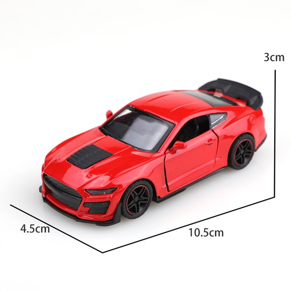 (bagged)1:43 Mustang GT Racing Car, Alloy Model Car, Simulated vehicle ...