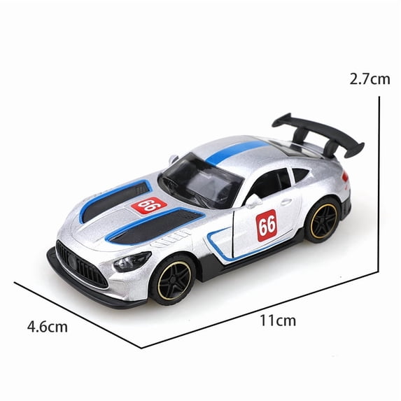 (bagged) 1:43 Sports Racing Car Model, Alloy Diecast Vehicle ...
