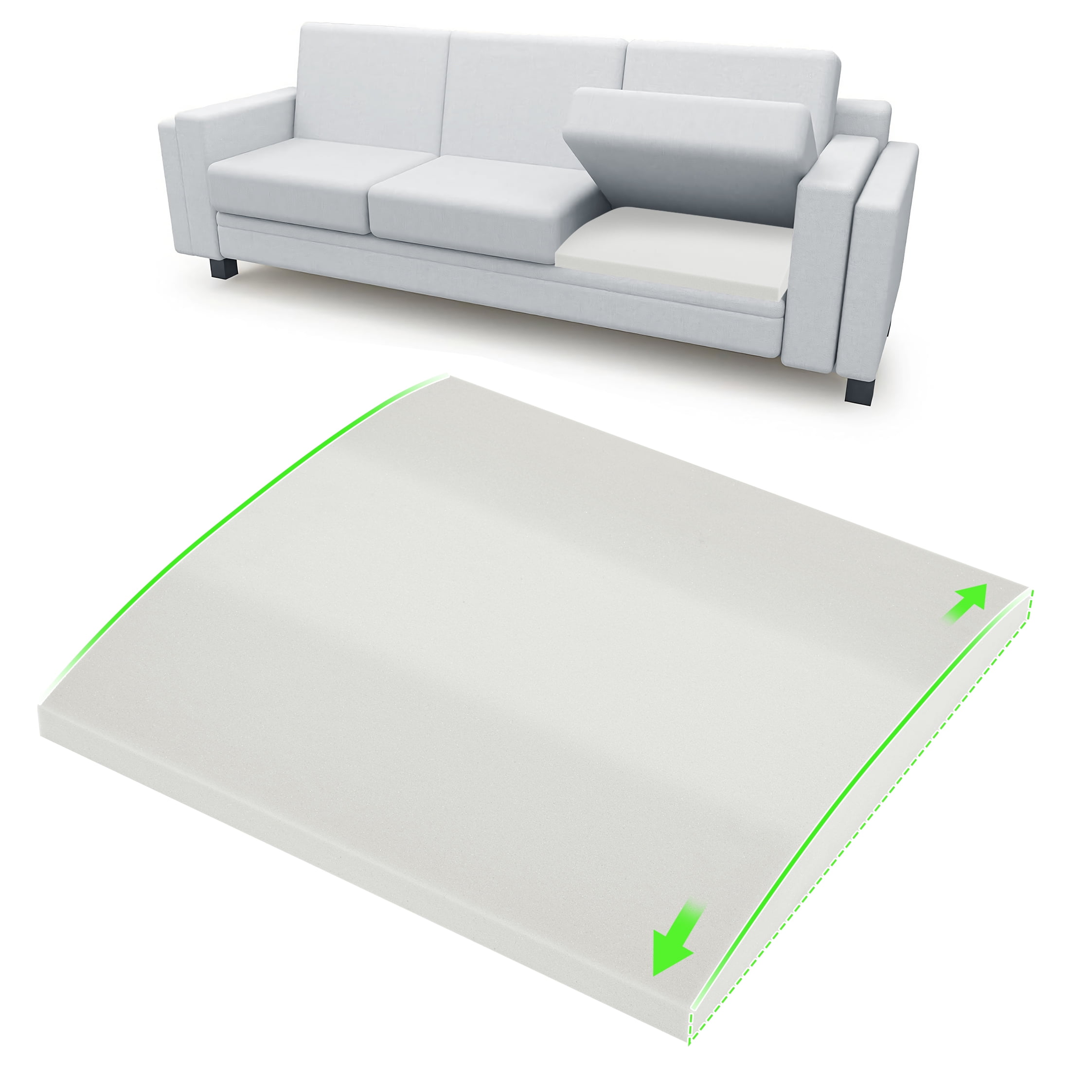 baibu 2.4 Inch Height Adjustable Furniture Risers, Set of 1 - Walmart.com