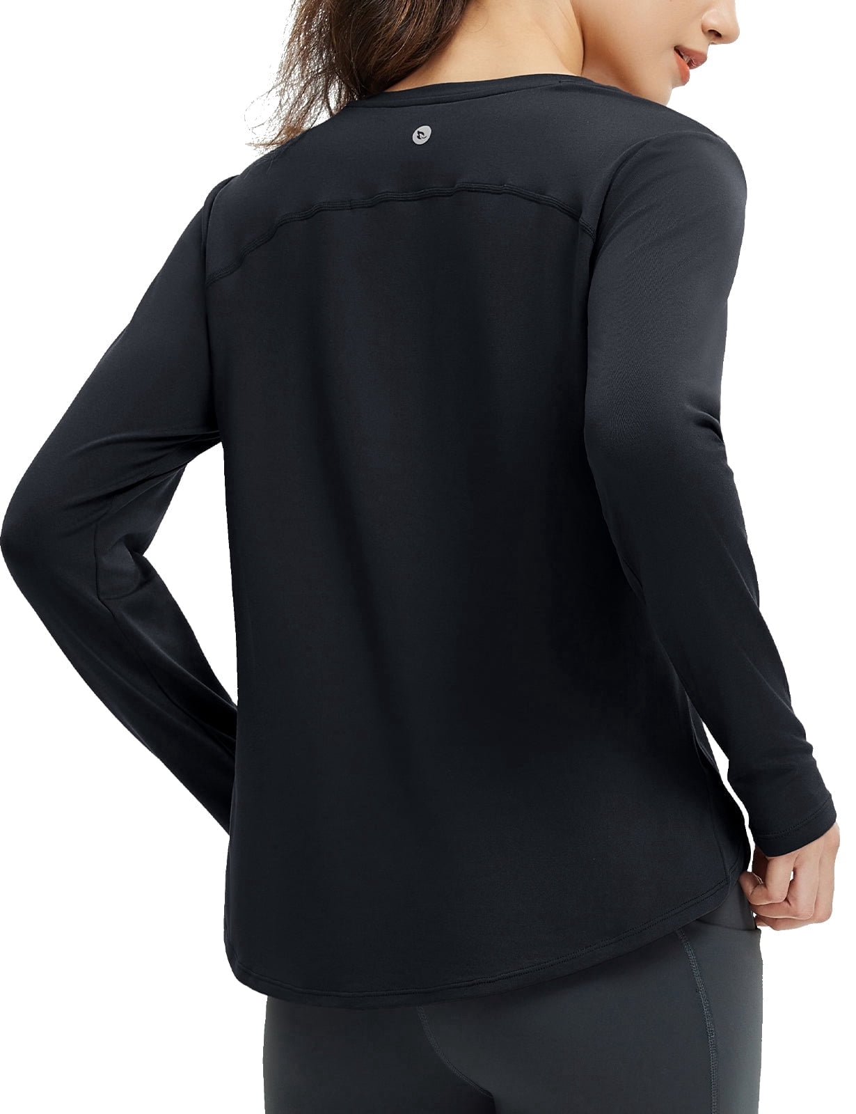 baleaf Women's Long Sleeve Workout Shirts Lightweight Quick Dry Running ...