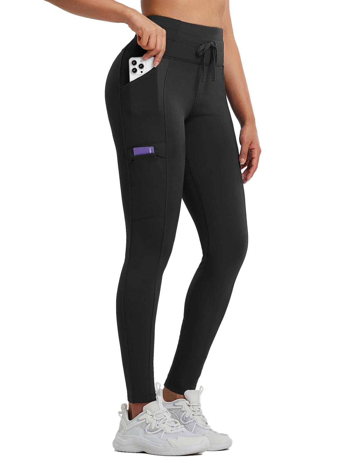 baleaf Women's Thermal Warm Winter leggings Fleece lined Pants ...