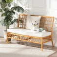 bali & pari Capella Boho Dining Bench, One Size, Light honey - Walmart.com
