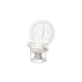 Baxton Studio Ediva Indoor Woven Armchair, Modern Bohemian White ...