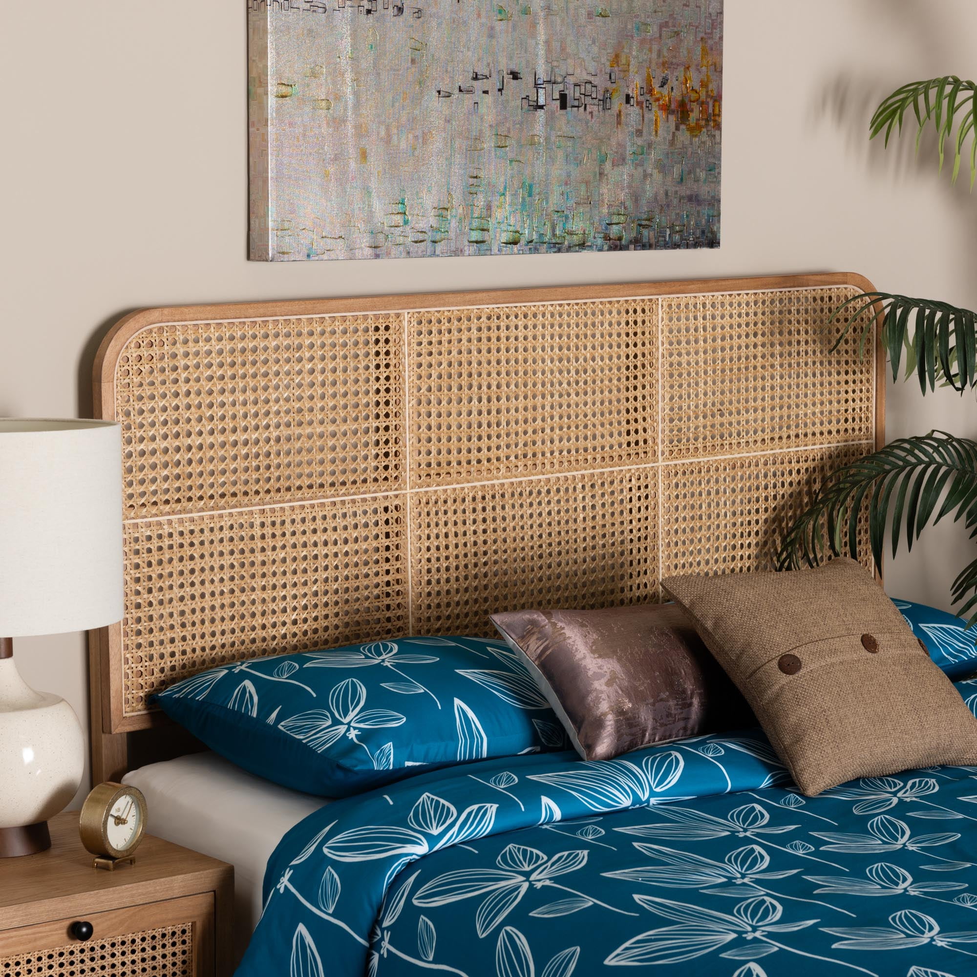Bamboo style headboard store