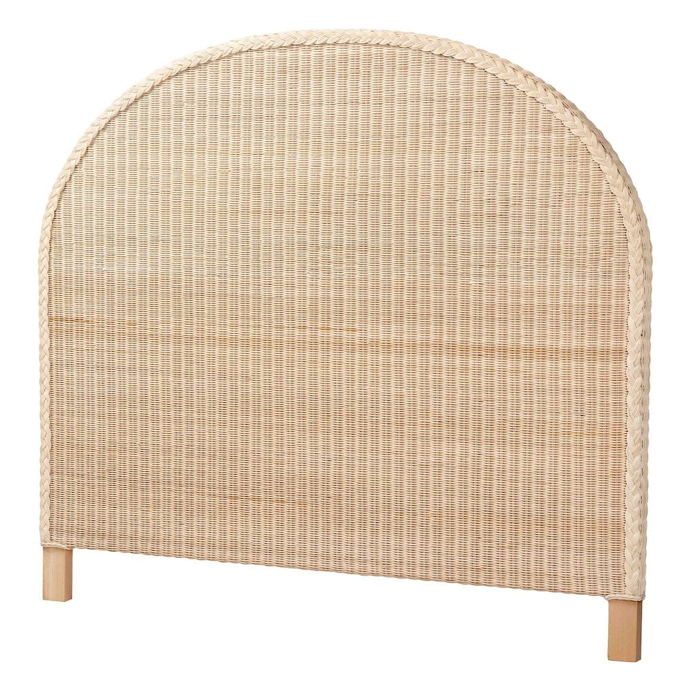 bali & pari Lanica Japandi Sun Bleached Rattan King Size Standalone ...