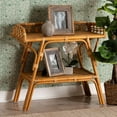 bali & pari Nayana Boho Console Table, 2-Tier, Light honey - Walmart.com