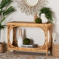 Free Shipping! bali & pari Ramona Bohemian Handcrafted Rattan Console ...