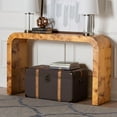 bali & pari Revelle Modern Console Table, Light Mappa Burl - Walmart.com