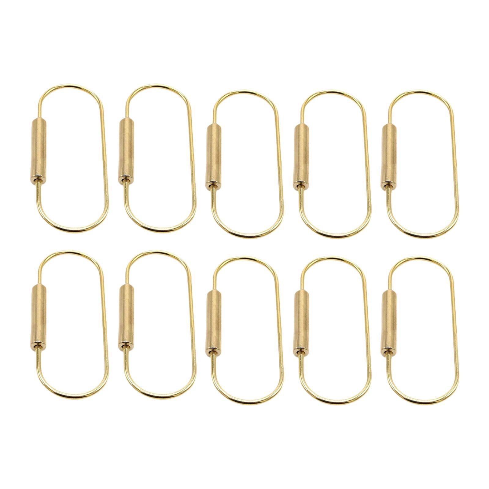 balikha 10Pcs Screw Lock Keychains, Key Organizer, Bag Charms, Heavy ...